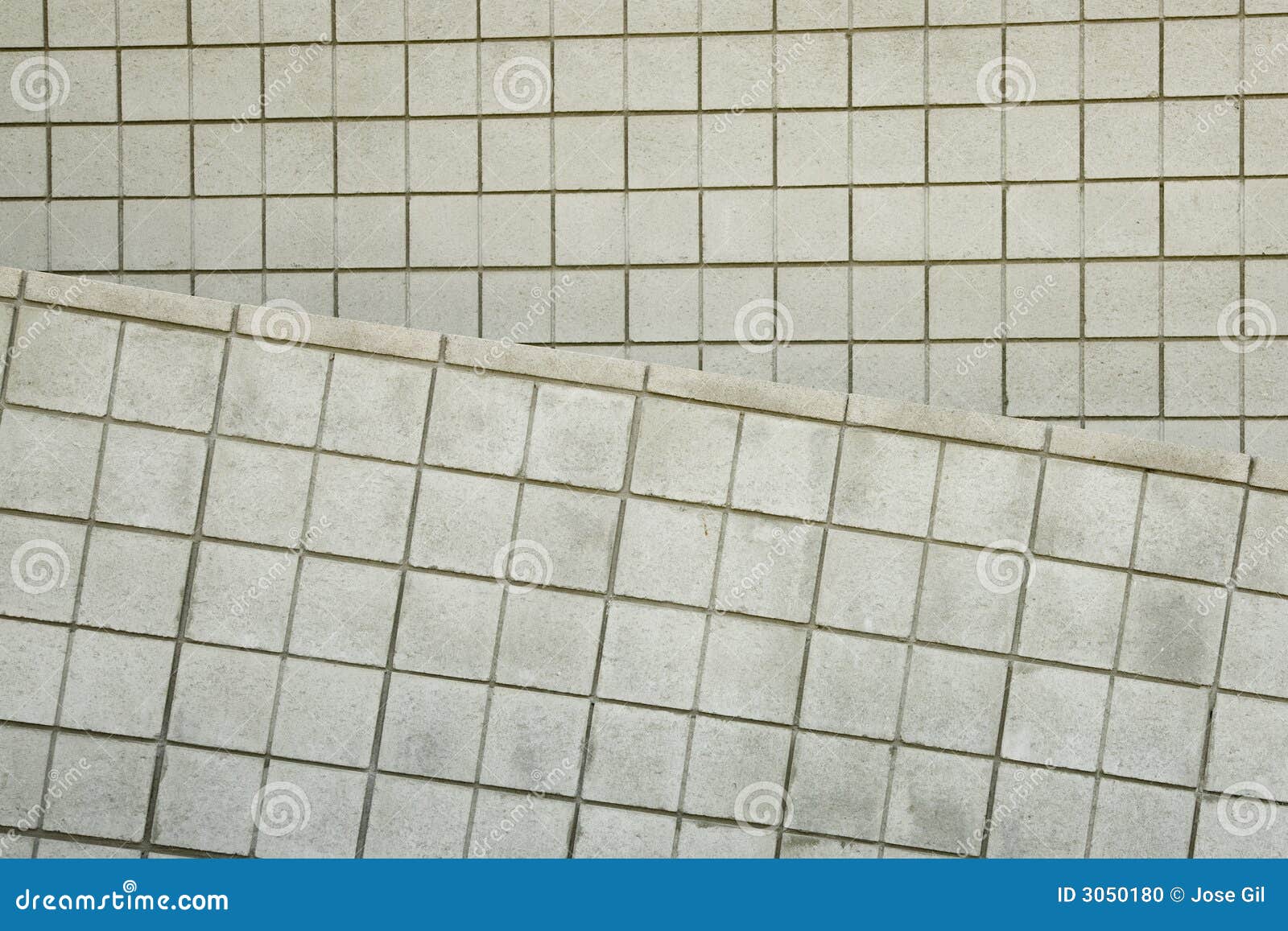 Grid Block Wall 2 stock photo. Image of concrete, grid - 3050180