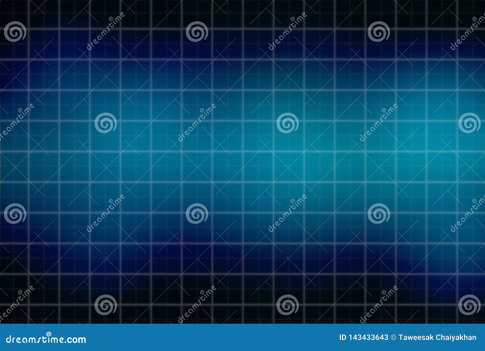 Grid and Blur Blue Light Abstract Background Stock Illustration ...