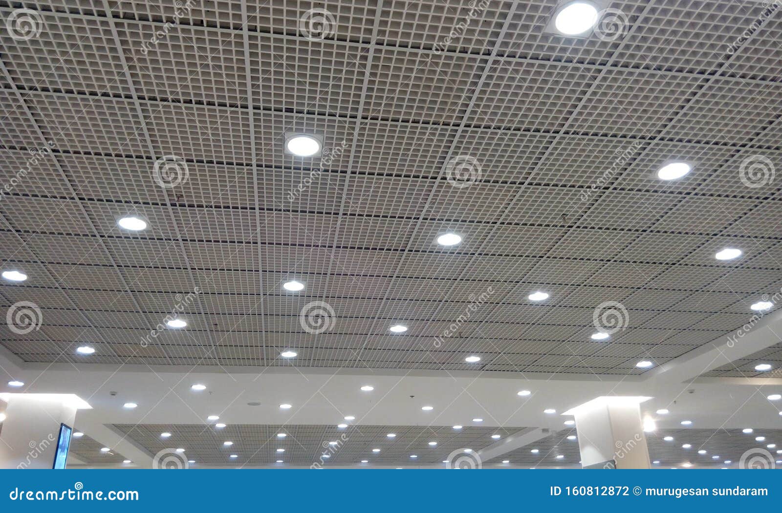 Grid Ceiling and Gypsum Ceiling Make an Nice Architectural Interior ...