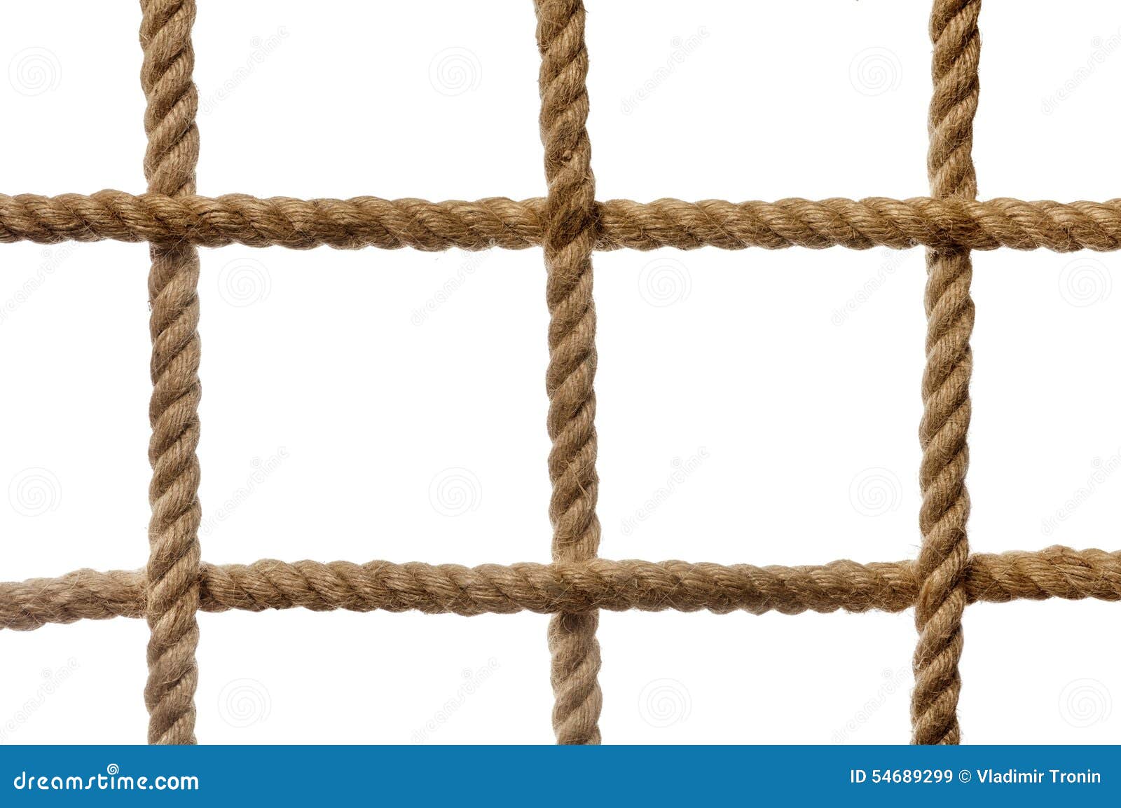 The Grid Cells of Thick Rope As Background Stock Image - Image of cells ...