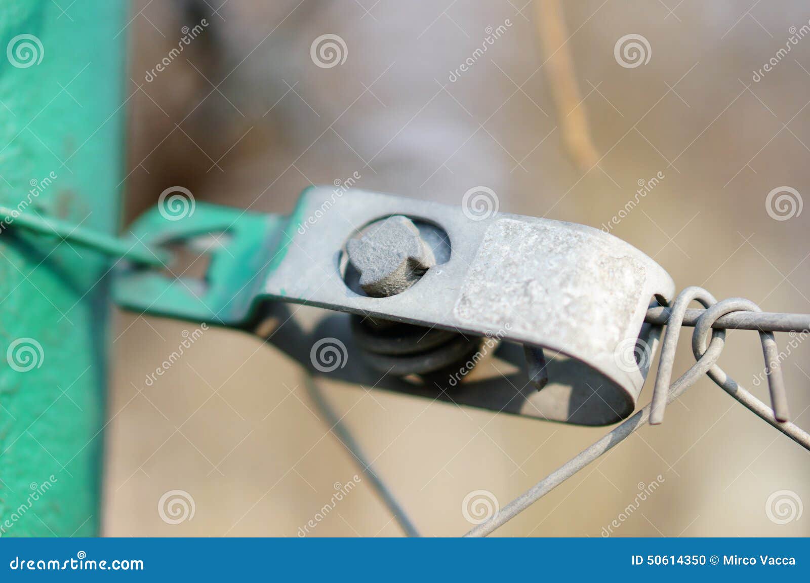 Grid connector stock photo. Image of grid, metal, fence - 50614350