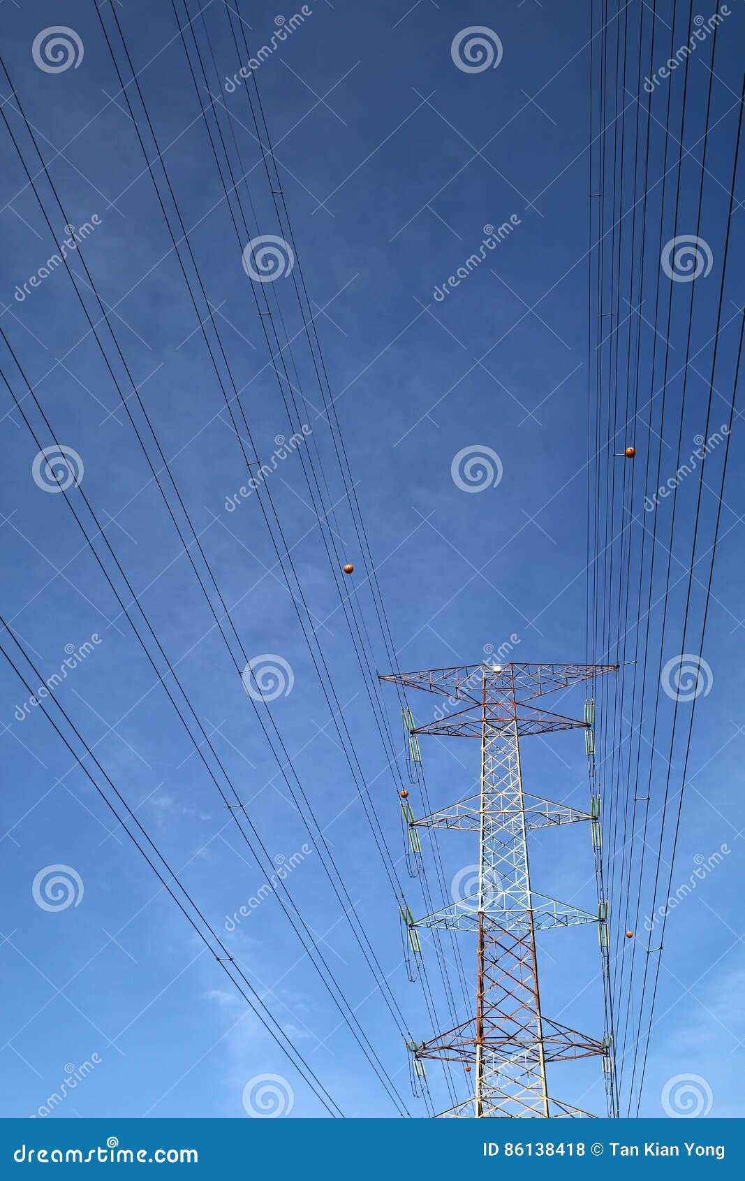 Grid Electricity Tower - Series 7 Stock Photo - Image of electrical ...