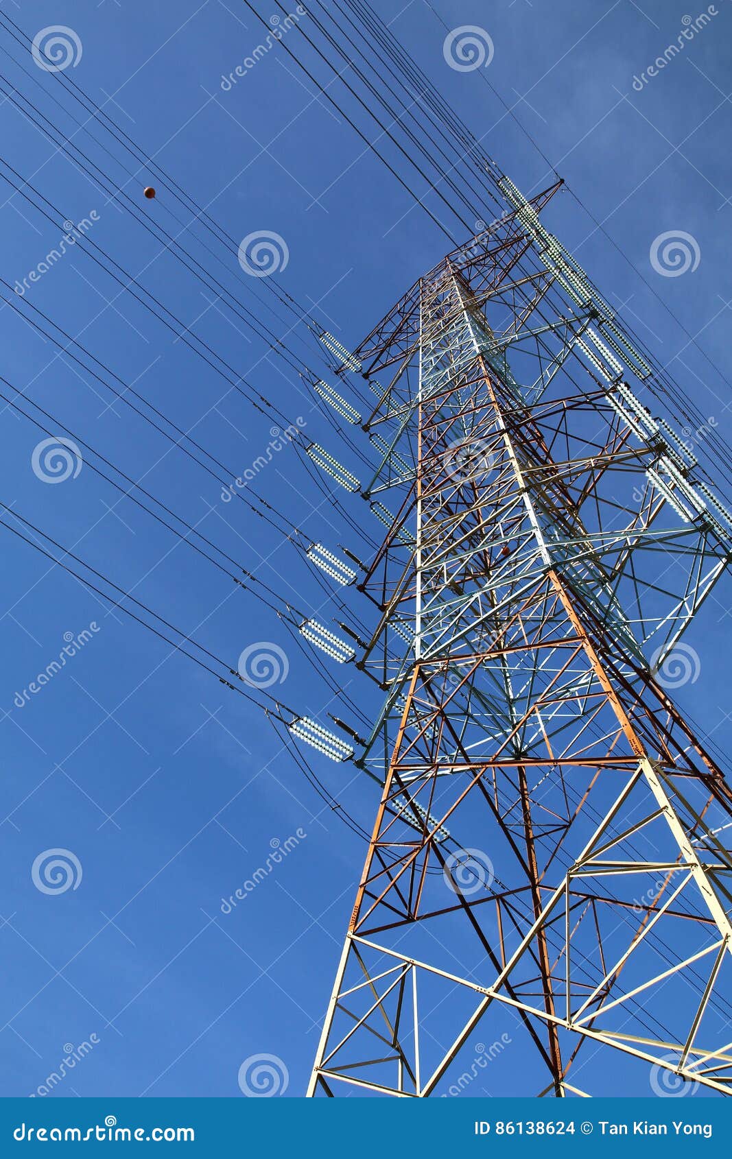 Grid Electricity Tower - Series 6 Stock Photo - Image of power, grid ...