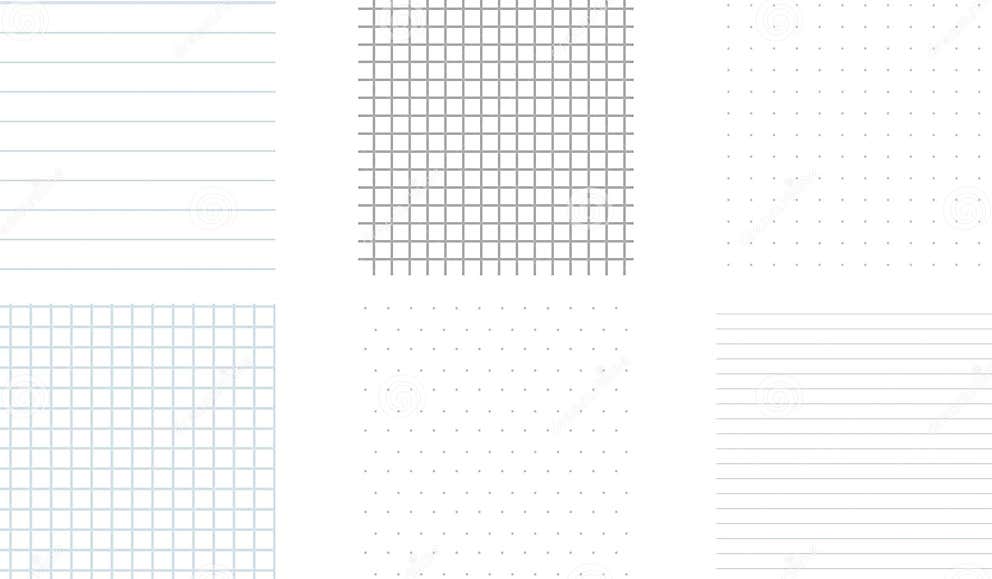Grid Empty Background, Square, Line Dot Graph Paper, School Math Sheet ...