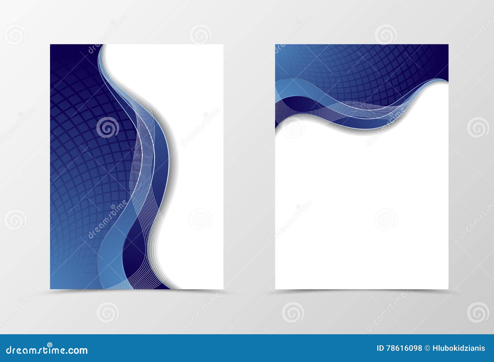 Grid flyer template design stock vector. Illustration of magazine ...