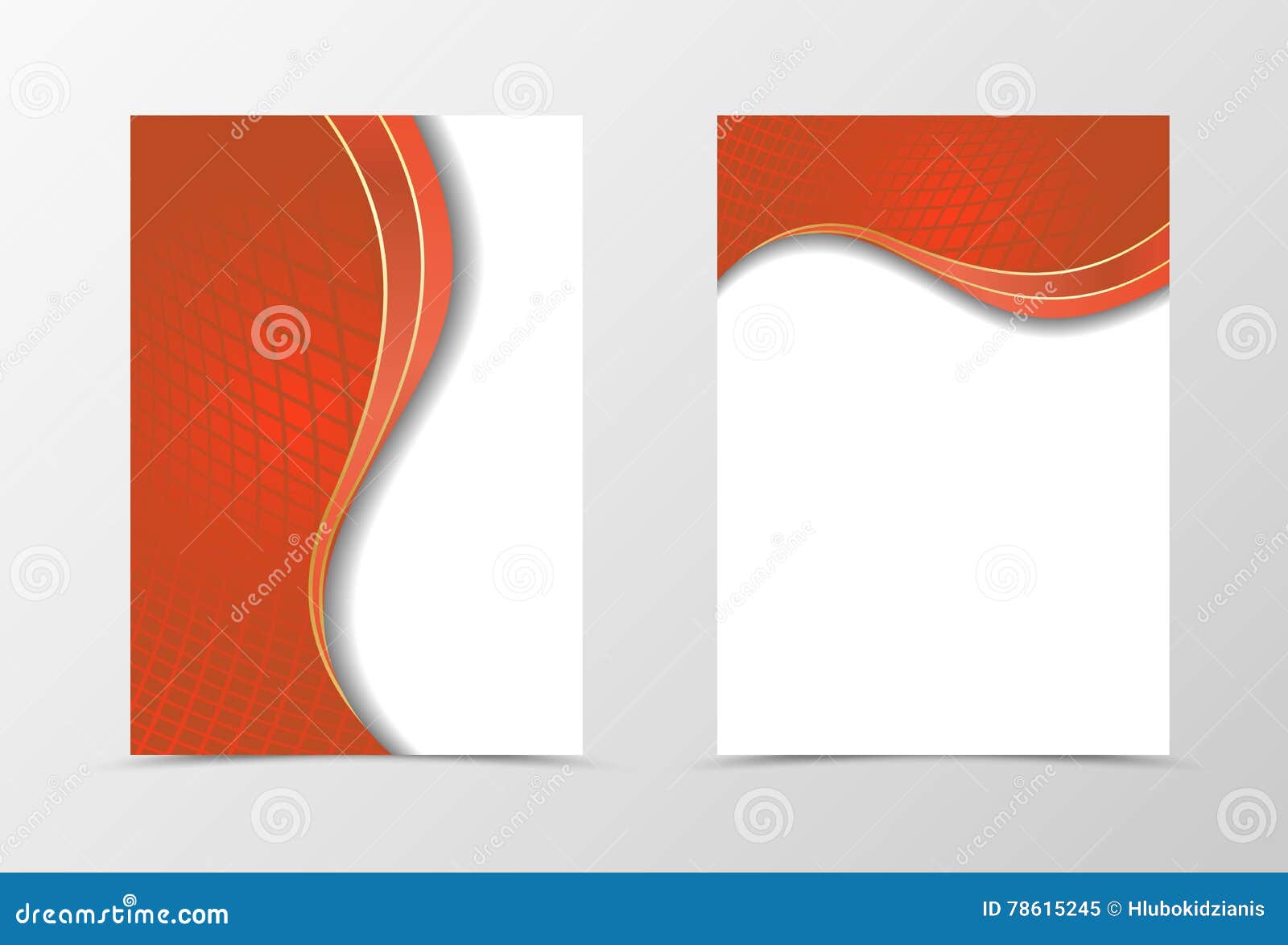 Grid flyer template design stock illustration. Illustration of pamphlet ...