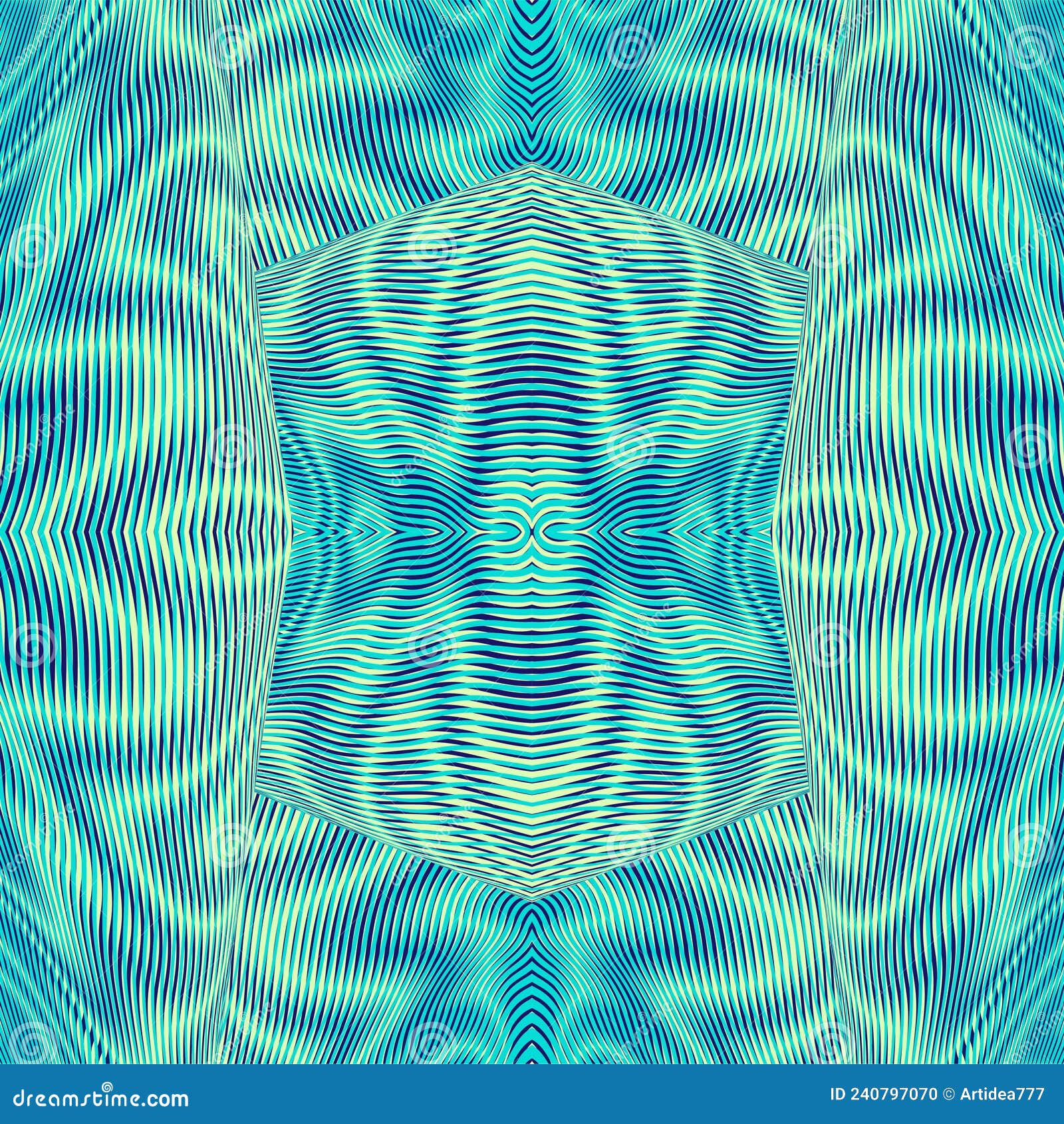 Geometric Ornamental Seamless Pattern in Light Emerald Tones. Stock ...