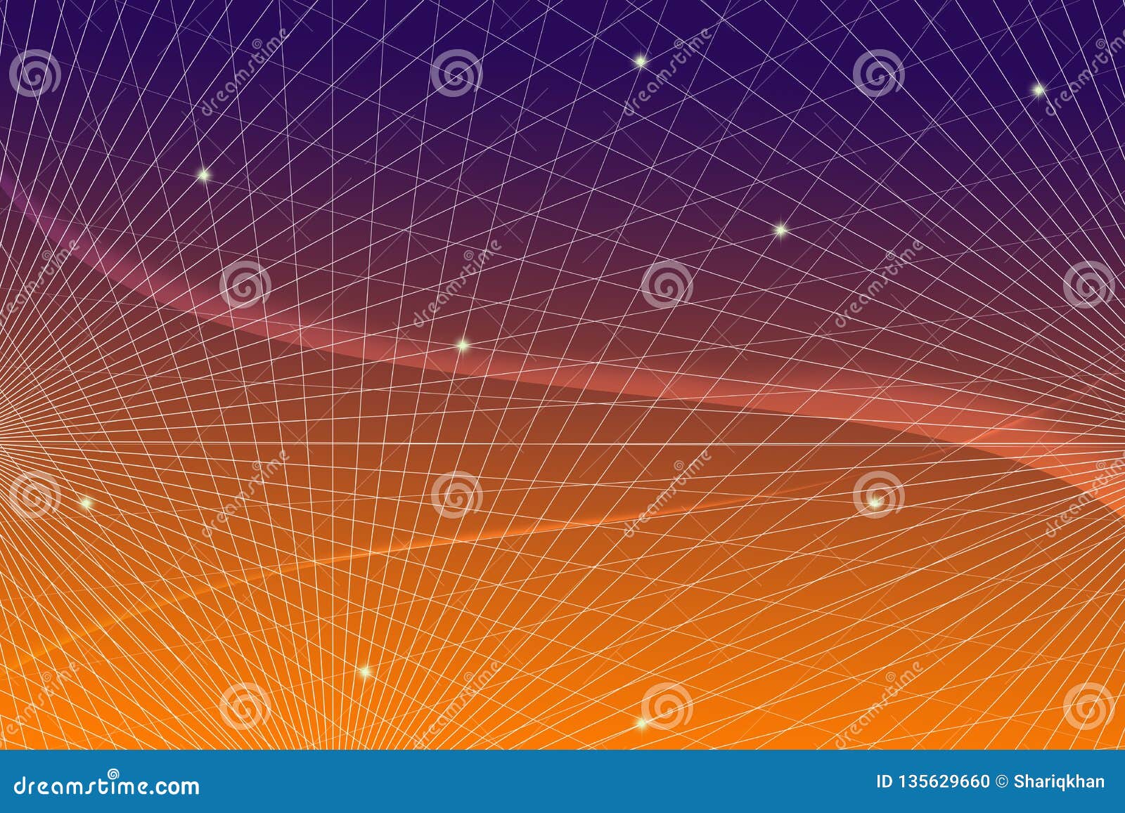Background 3d Grid.Cyber Technology Ai Tech Wire Network Futuristic ...