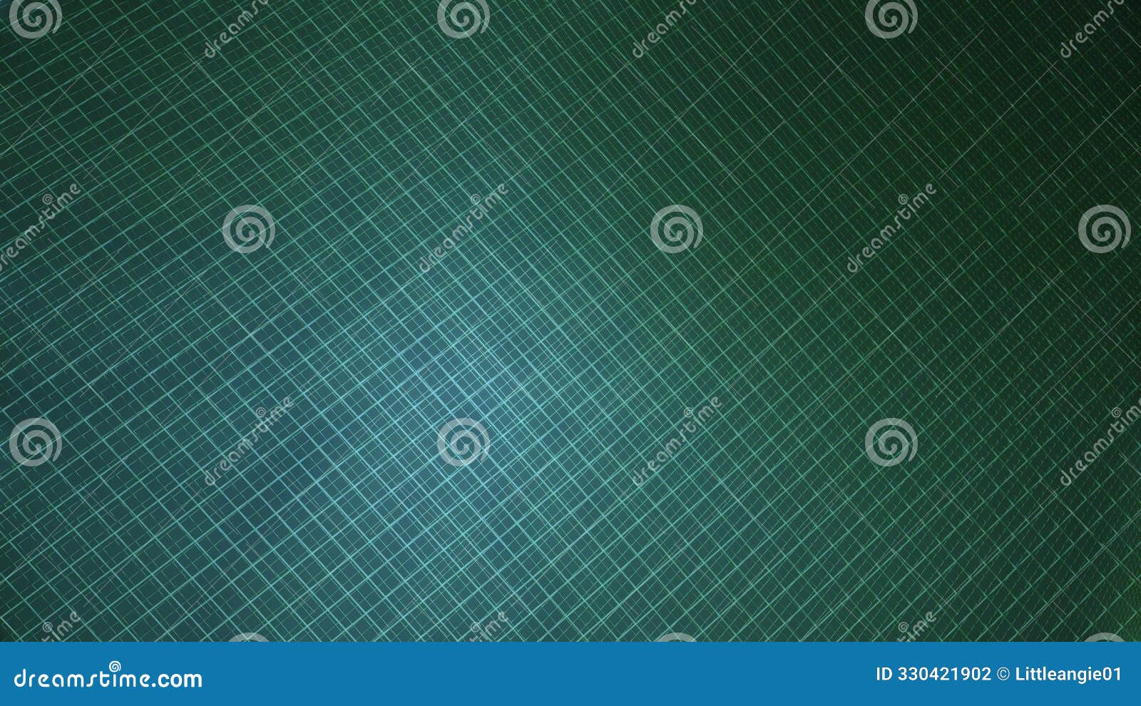 Grid of Green Geometric Squares in 3d Space Concept Stock Photo - Image ...