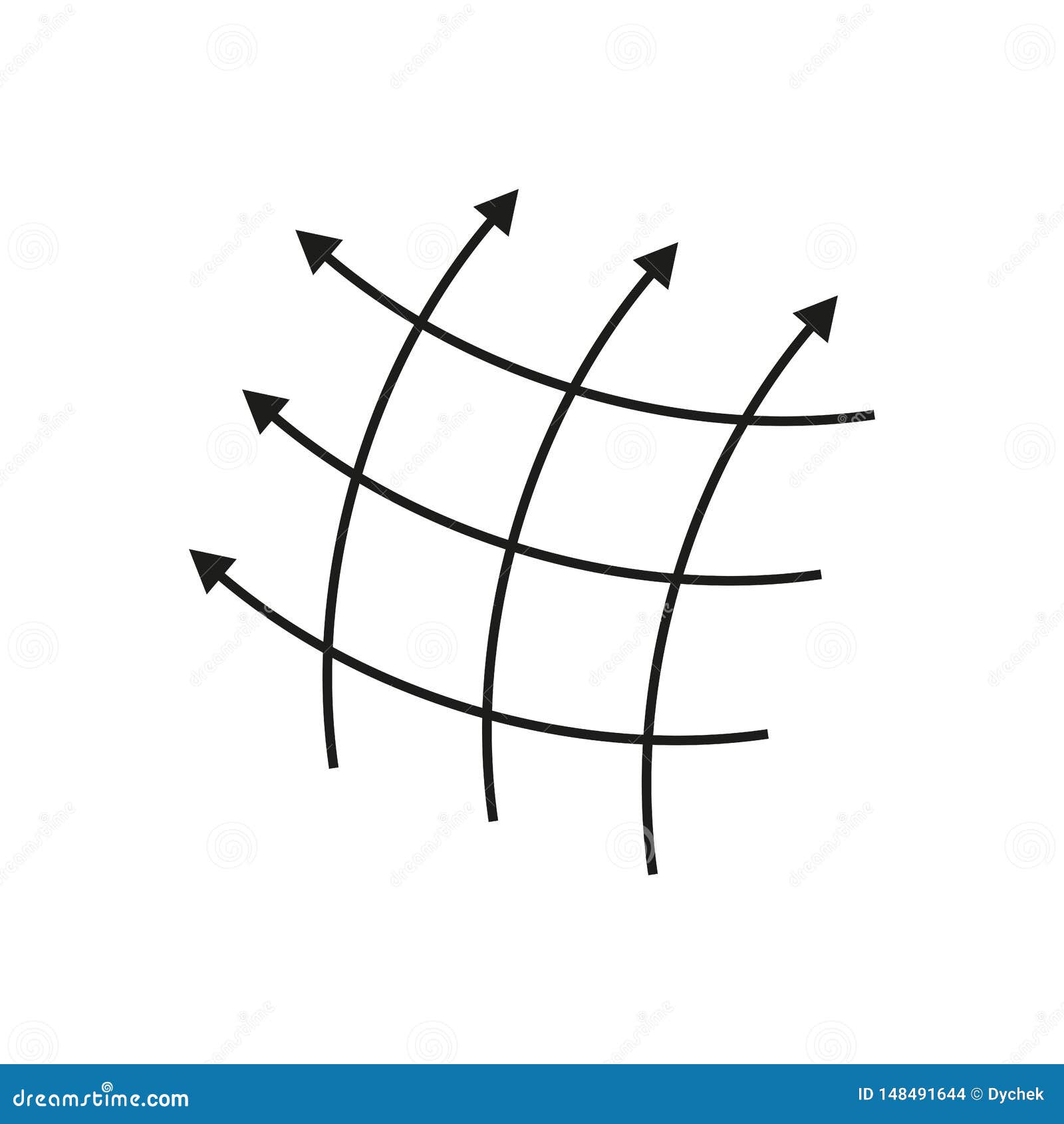 Grid Icon. Simple Flat Vector Illustration Stock Vector - Illustration ...