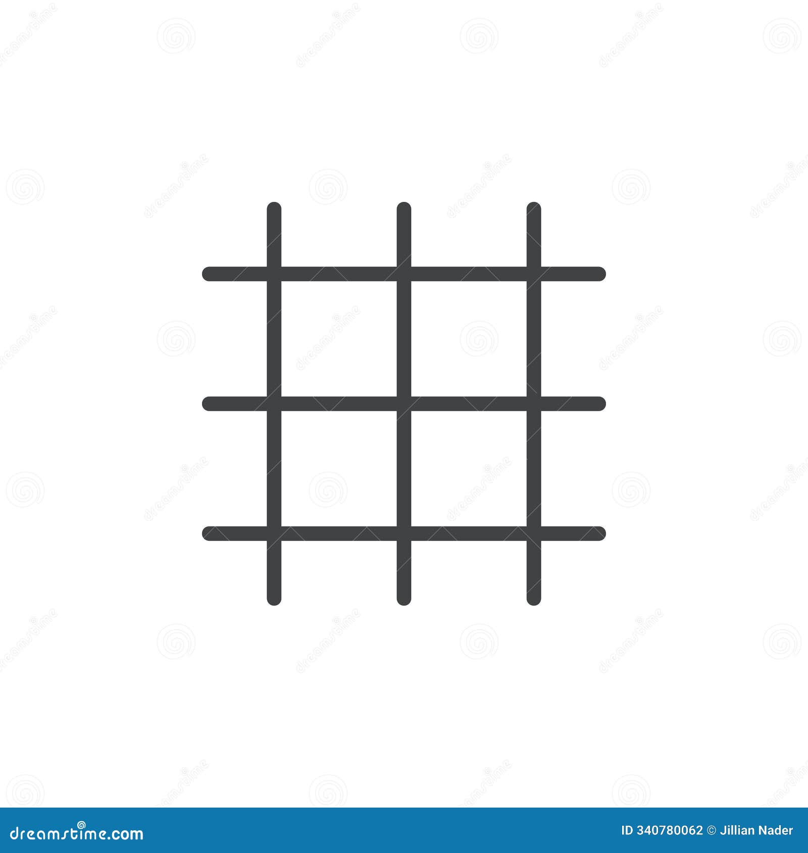 Grid Icon Vector Logo Set Flat Stock Vector - Illustration of structure ...