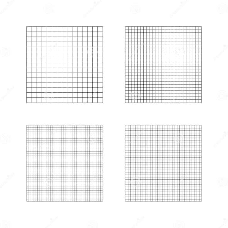 Grid Line Square Pattern. Paper Line Backgroung Stock Vector ...