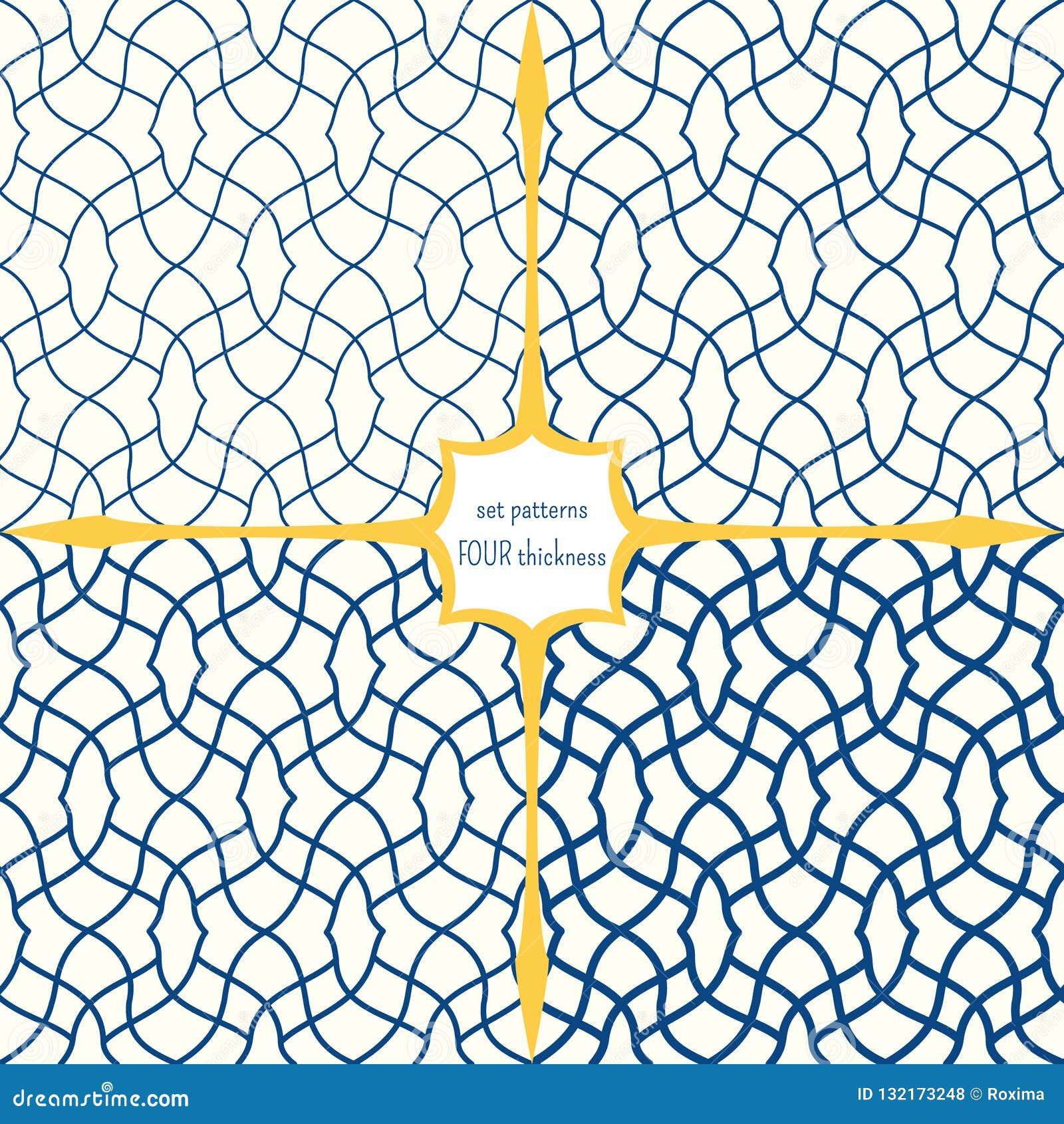 A Grid of Lines of Different Thickness. Stock Vector - Illustration of ...