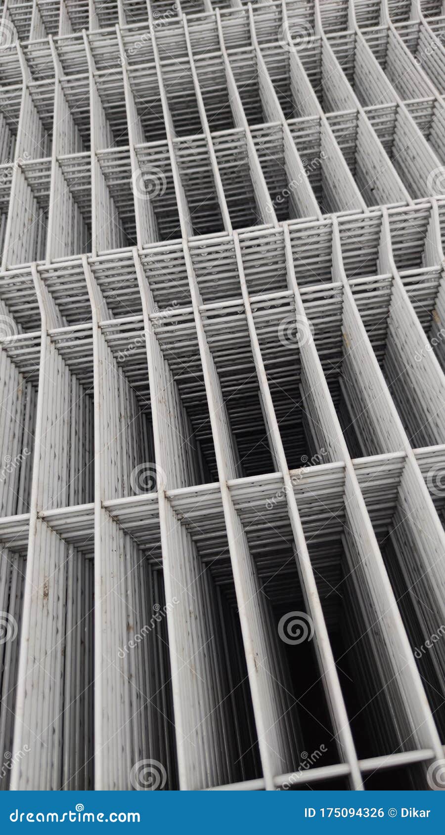 Grid made of metal bars stock photo. Image of nnemicro - 175094326