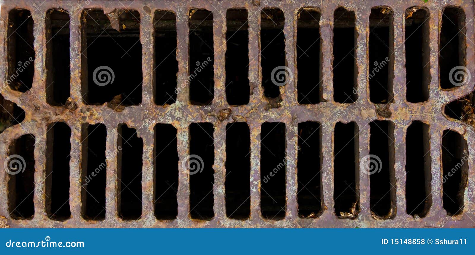 Grid manhole cover stock photo. Image of metallic, industrial - 15148858