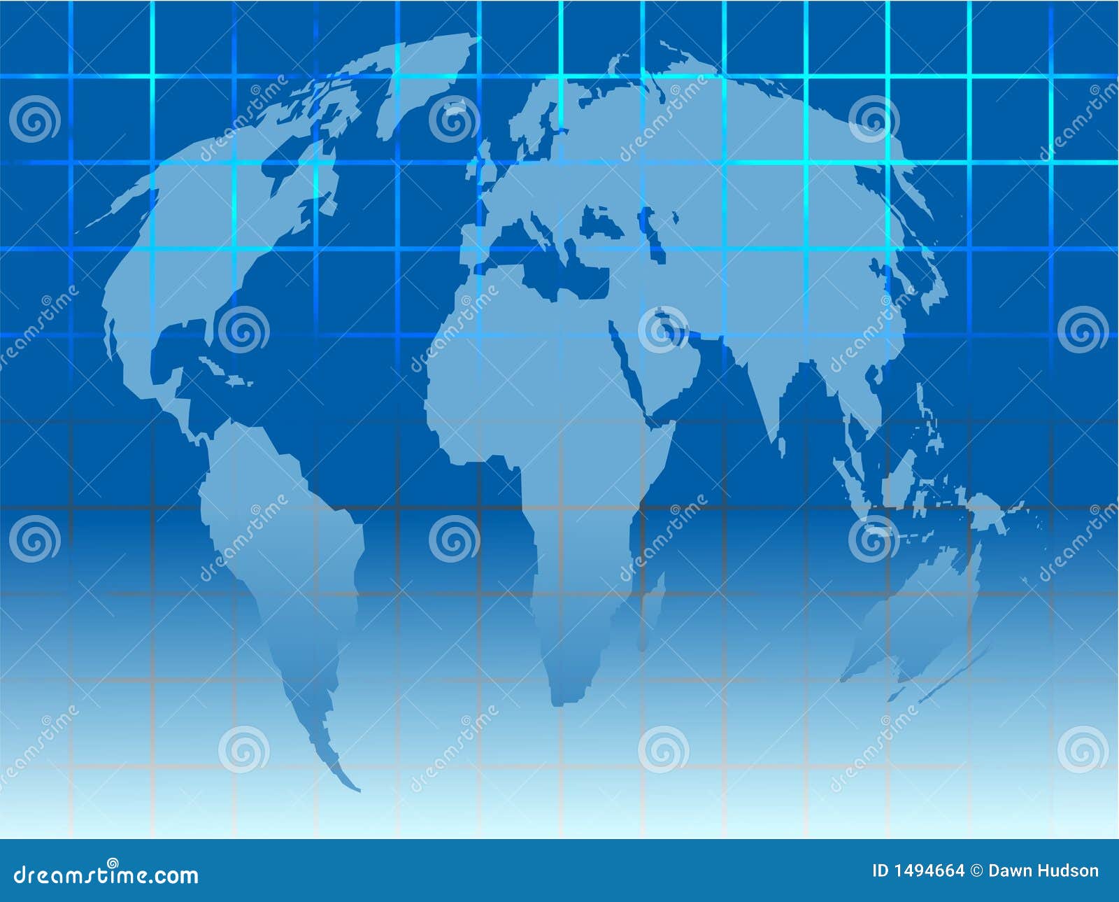 Grid map stock illustration. Illustration of globe, travel - 1494664