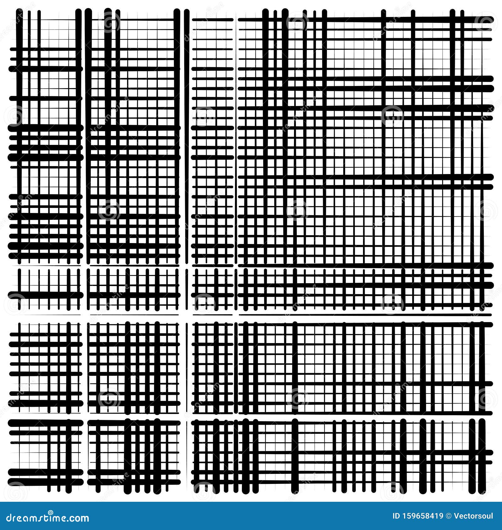 Grid, Mesh Abstract Geometric Pattern. Grating, Trellis Texture with Intermittent, Interrupt ...