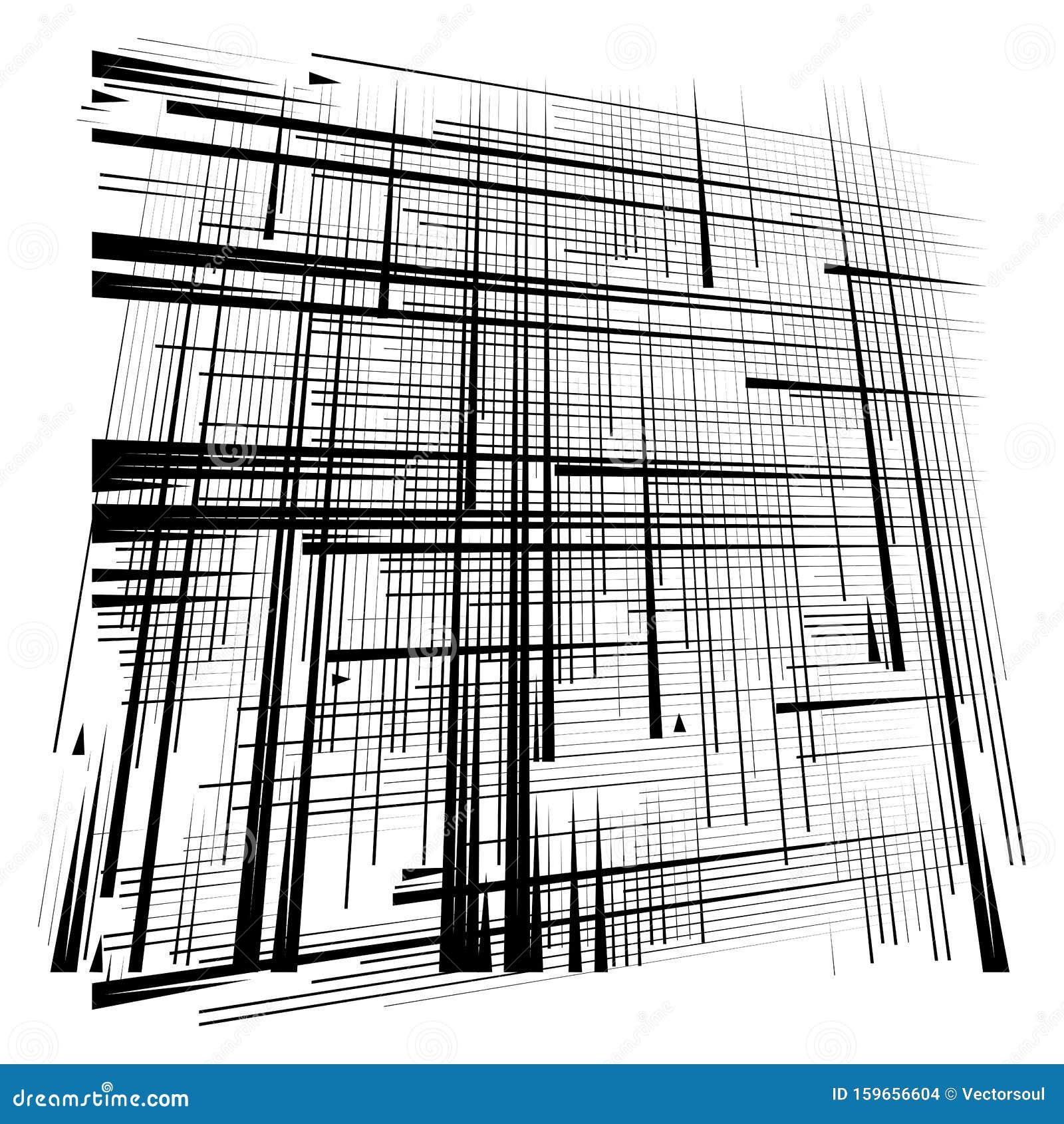 Grid, Mesh Abstract Geometric Pattern. Segmented Intersect Lines. Crossing Dynamic Stripes ...
