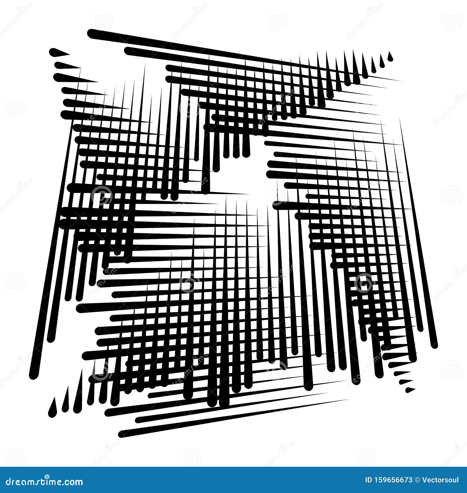 Grid, Mesh Abstract Geometric Pattern. Segmented Intersect Lines. Crossing Dynamic Stripes ...