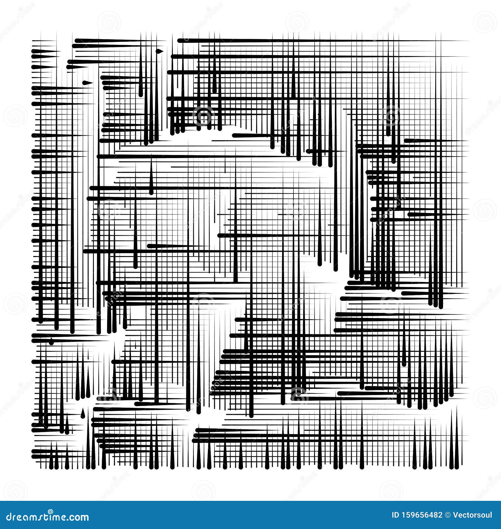 Grid, Mesh Abstract Geometric Pattern. Segmented Intersect Lines. Crossing Dynamic Stripes ...
