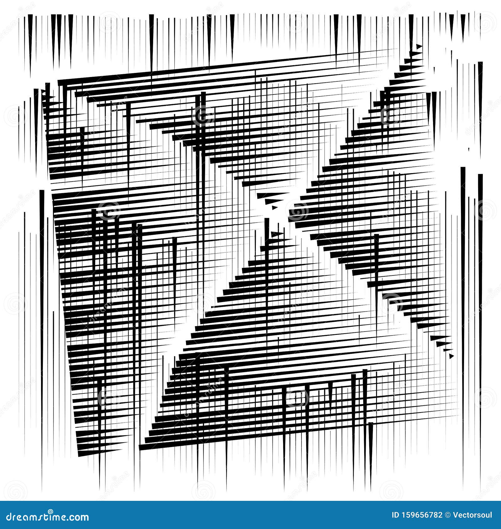 Grid, Mesh Abstract Geometric Pattern. Segmented Intersect Lines. Crossing Dynamic Stripes ...