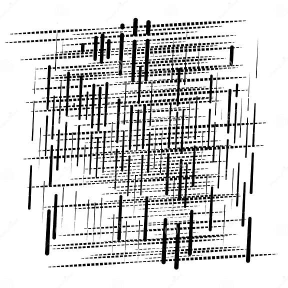 Grid, Mesh Abstract Geometric Pattern. Segmented Intersect Lines. Crossing Dynamic Stripes ...