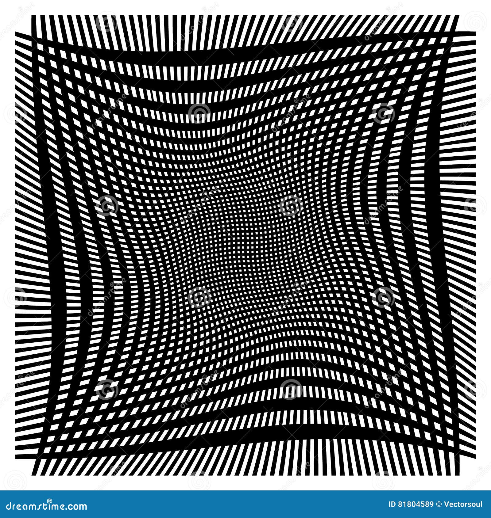 Mesh Warp Texture Isolated On White Background. Distort And Deformation ...