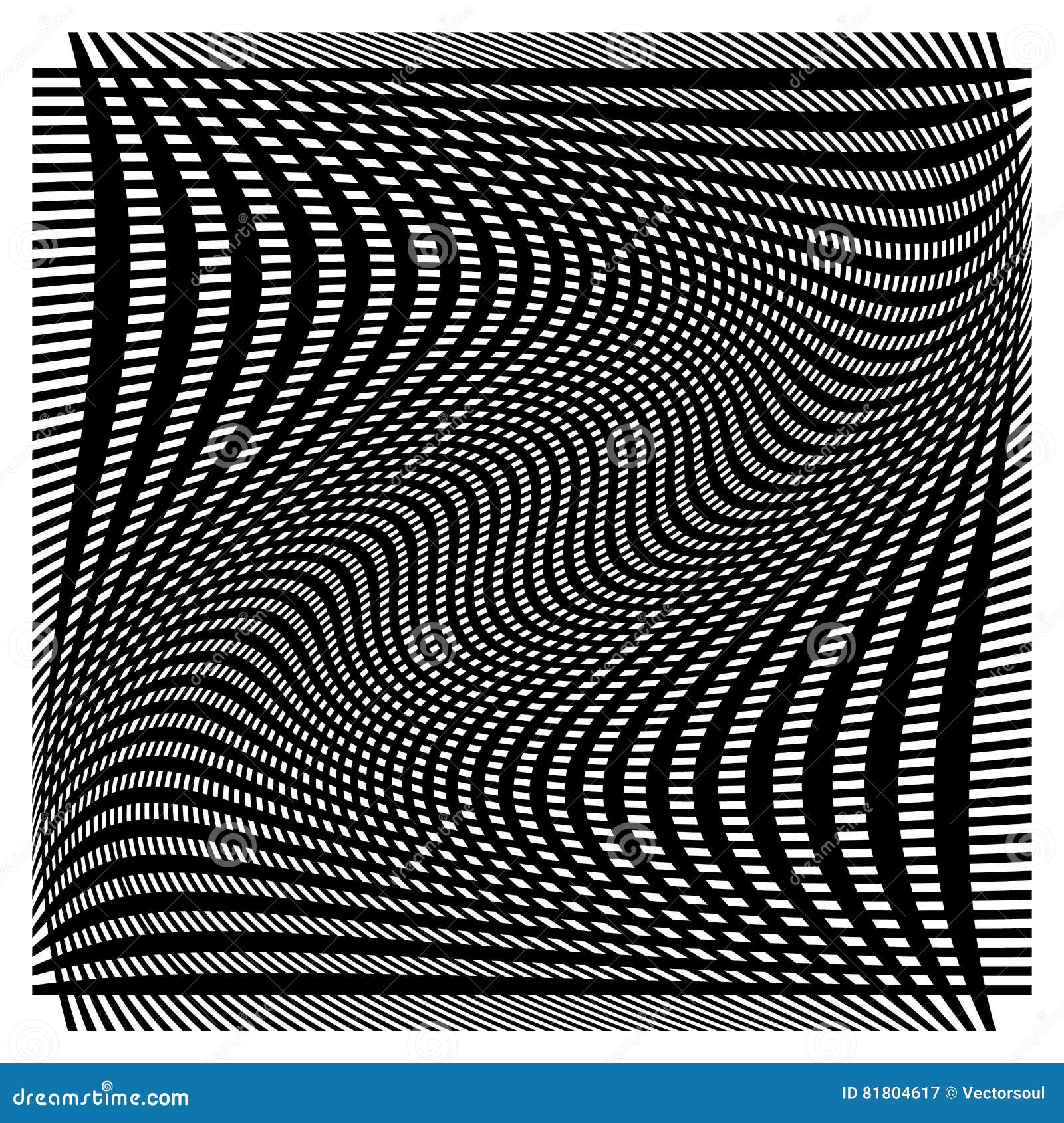 Mesh Warp Texture Isolated On White Background. Distort And Deformation ...