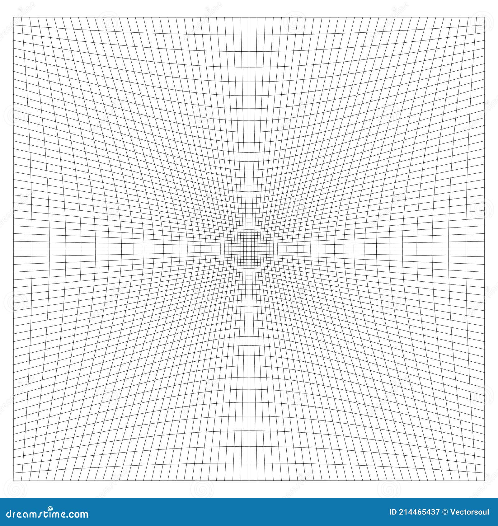 Grid, Mesh with Distorted, Deformed Effect. Abstract Geometric Vector Element Stock Vector ...