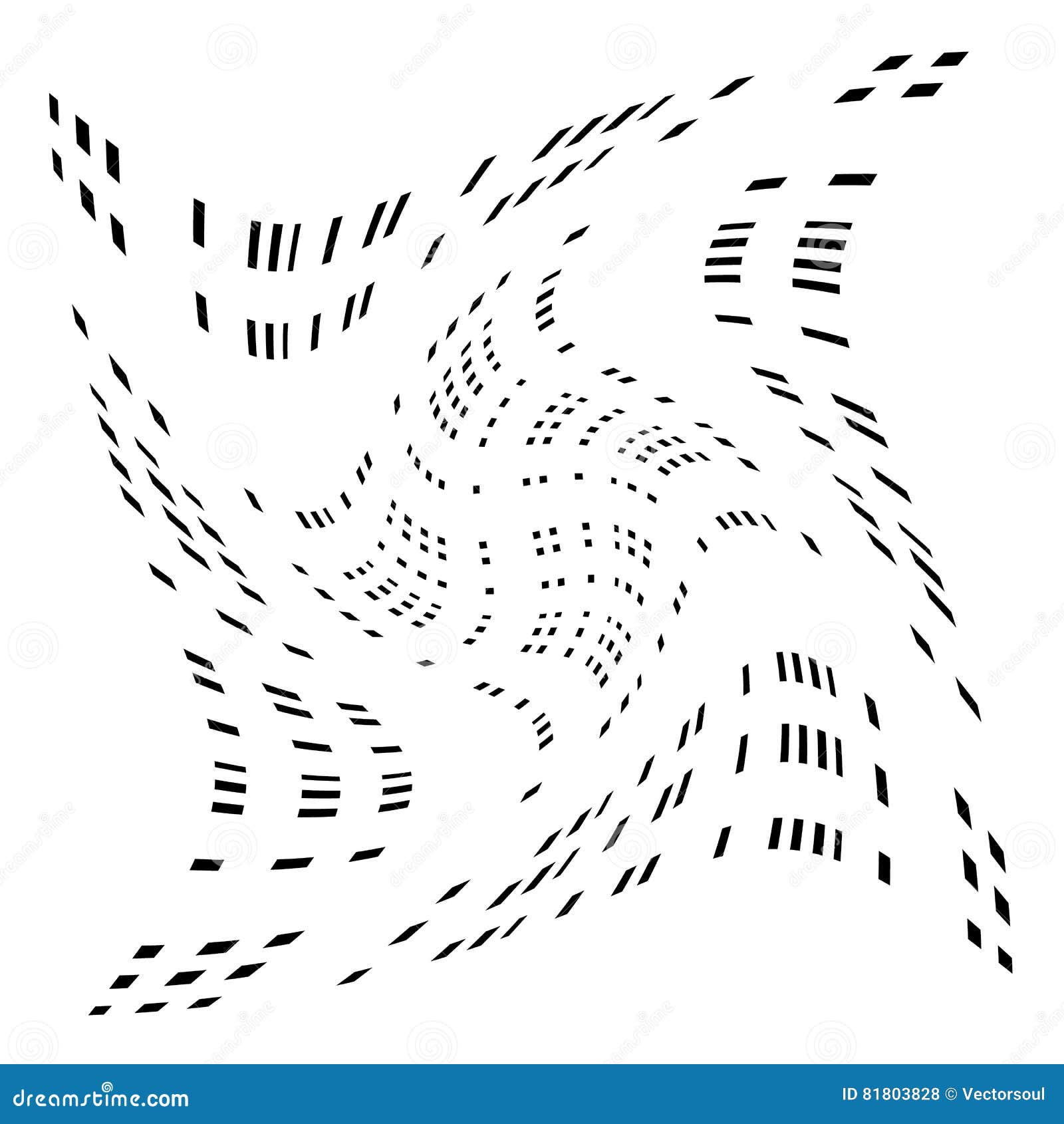 Grid, Mesh of Distorted Lines. Geometric Monochrome Texture Stock ...