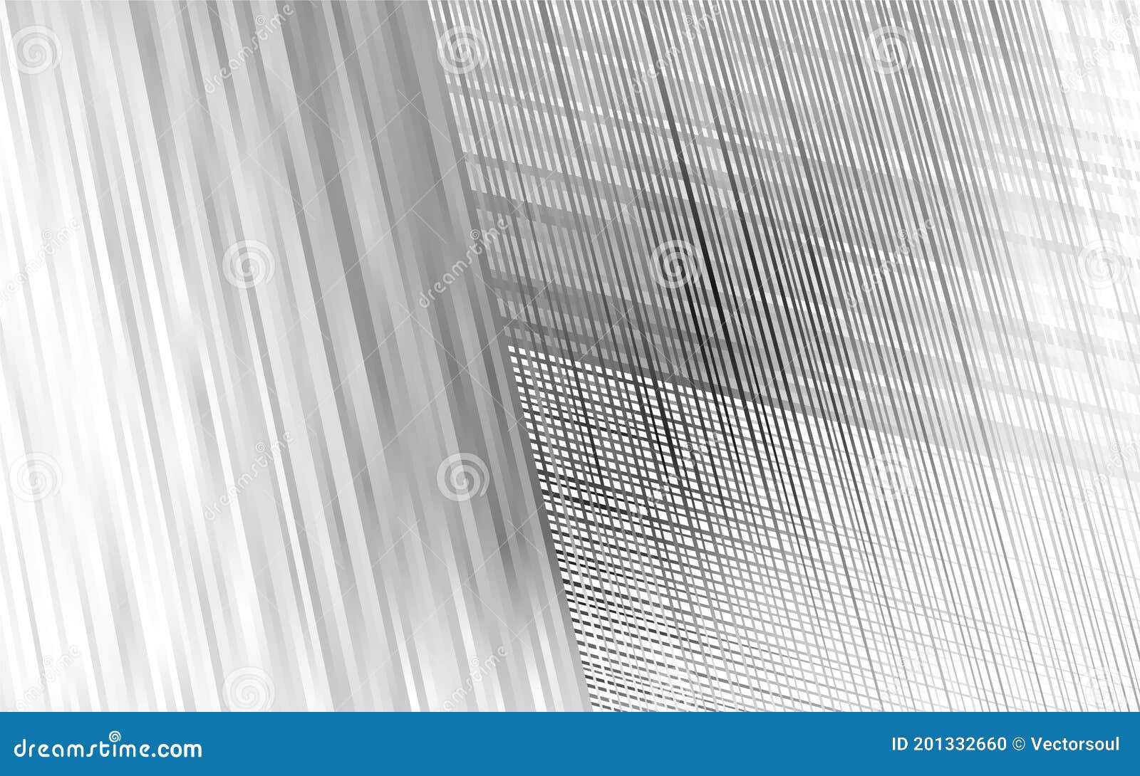 Grid, Mesh Geometric Vector Background, Pattern. Black and White Lines ...
