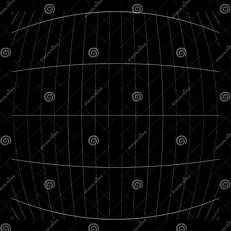 Grid, Mesh, Grating, Trellis, Wireframe with Distortion, Deformation Effect. Warp, Tweak Distort ...
