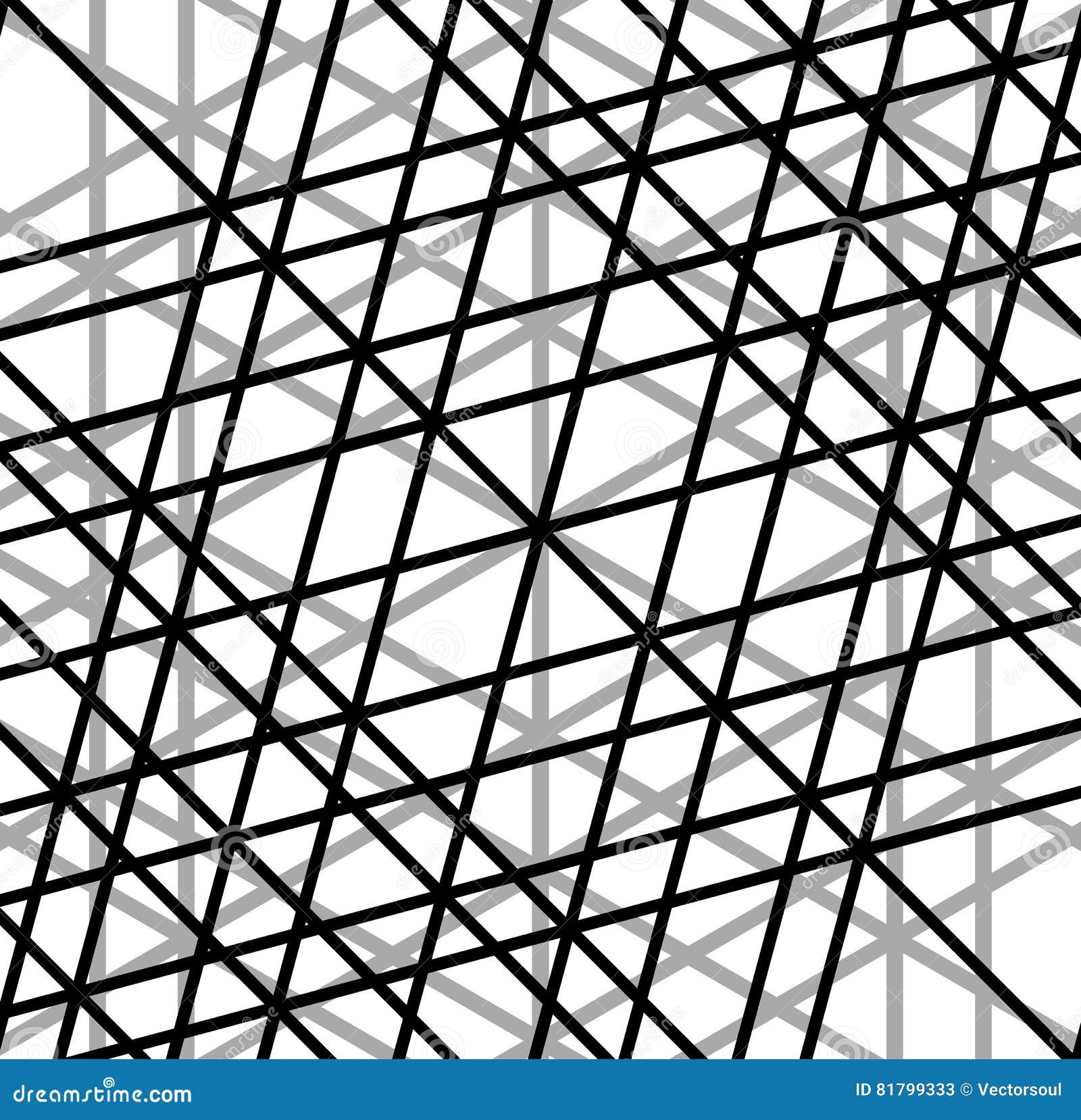 Grid, Mesh of Irregular Random Lines. Artistic Geometric Image, Stock ...