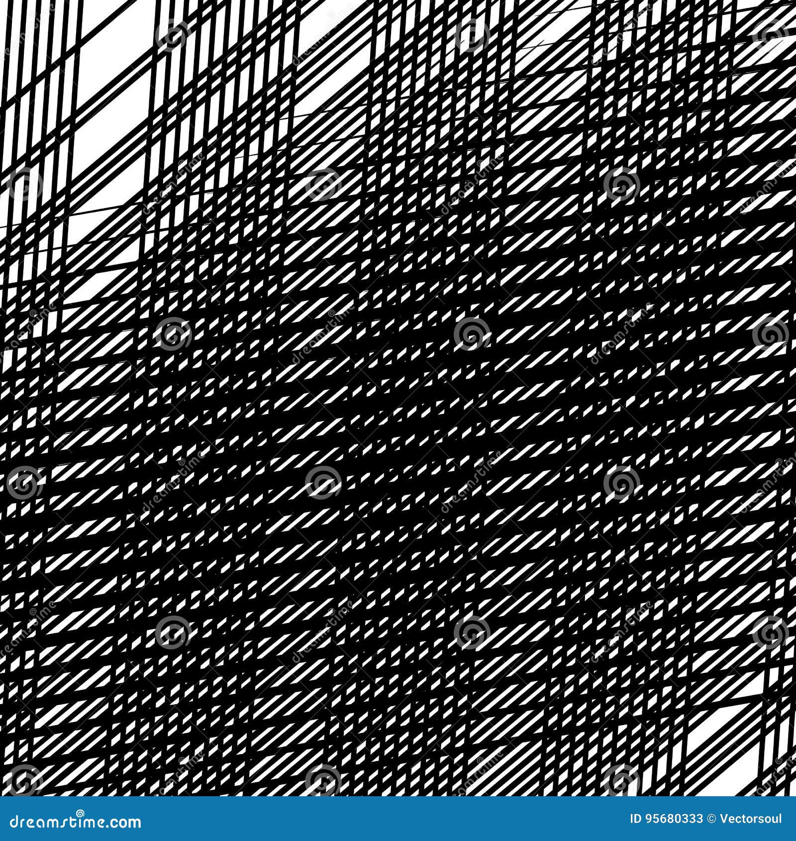 Grid, Mesh of Lines. Abstract Geometric Pattern Stock Vector ...