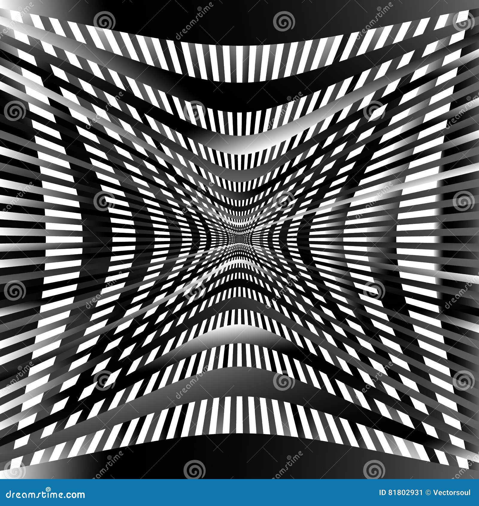 Grid Mesh Pattern With Distortion Abstract Geometric Pattern Stock Vector Illustration Of