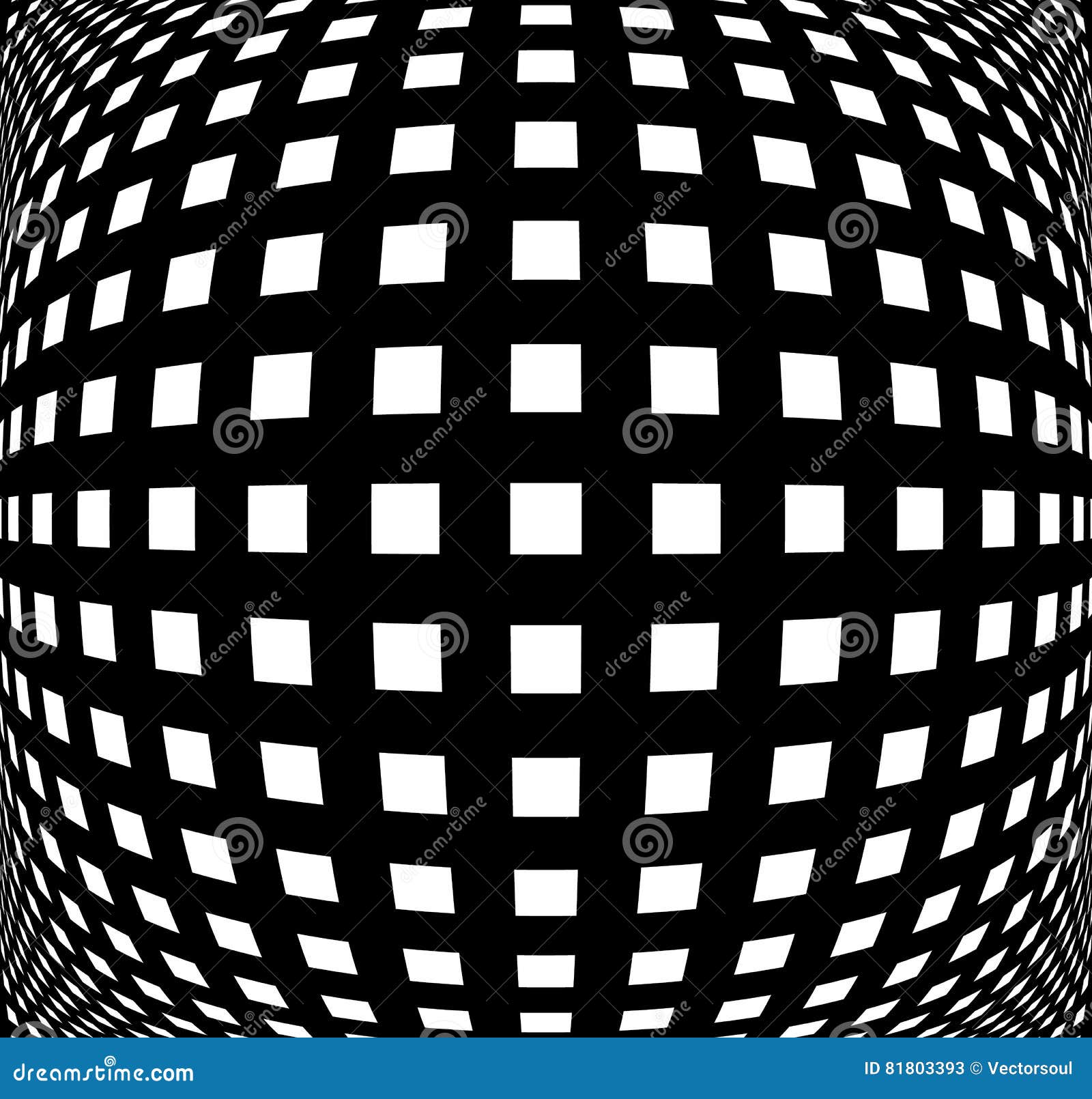Grid Mesh Pattern With Distortion Abstract Geometric Pattern Stock Vector Illustration Of