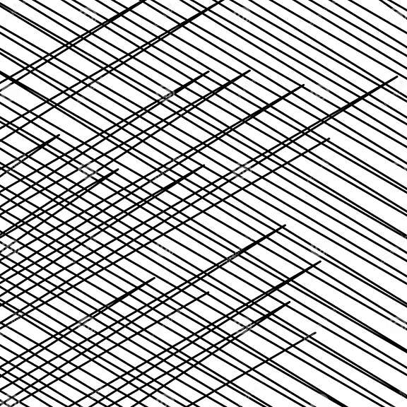 Grid, Mesh Pattern, Texture with Dynamic, Irregular Lines. Intersecting Stripes Matrix, Grating ...
