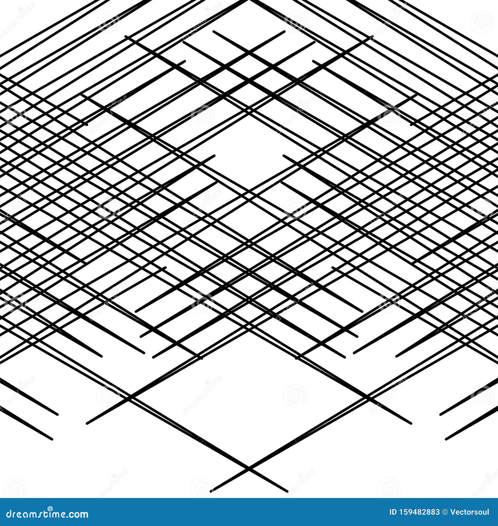 Grid, Mesh Pattern, Texture with Dynamic, Irregular Lines. Intersecting Stripes Matrix, Grating ...
