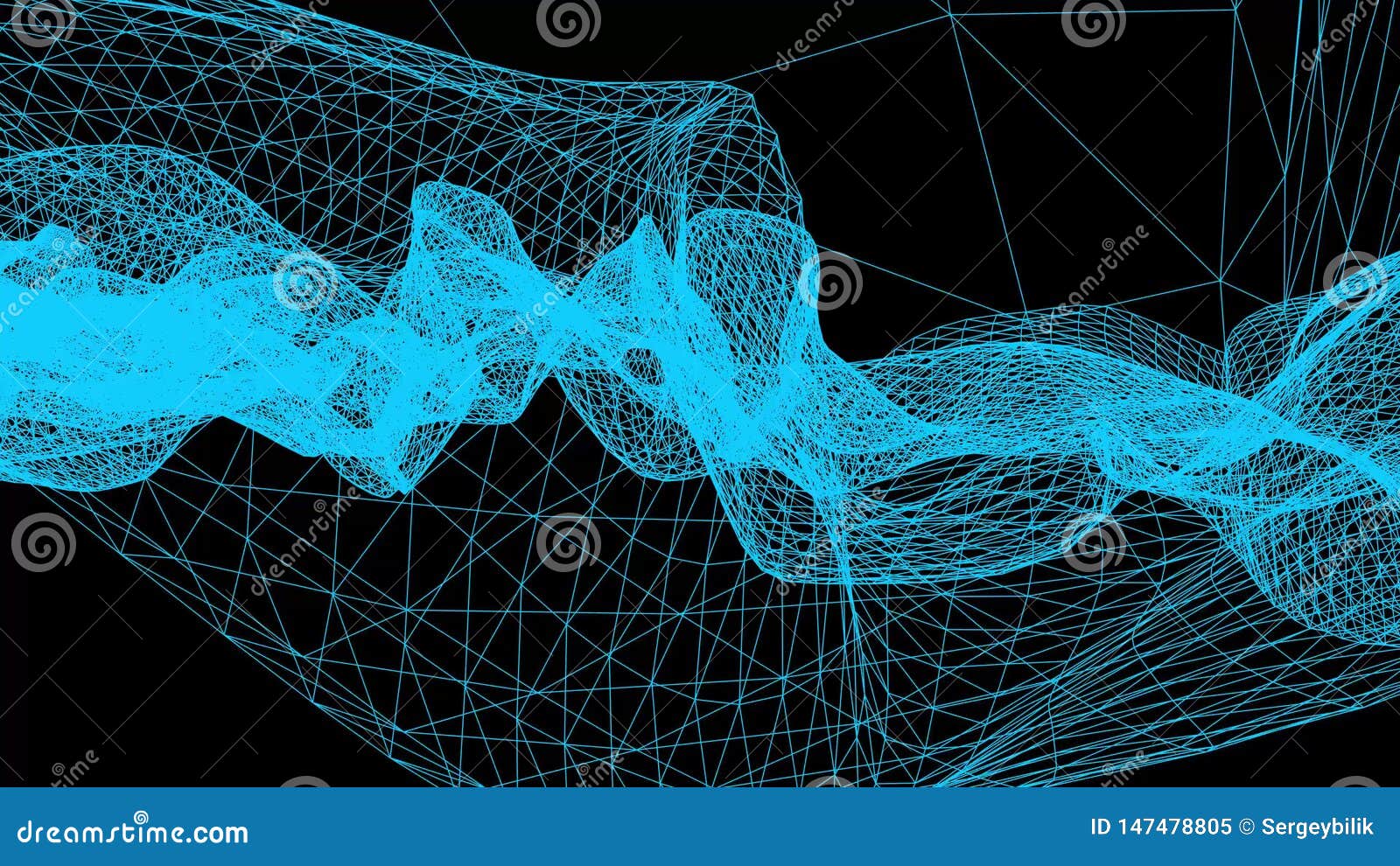 Grid Net Abstract Drawing Polygonal Wireframe Smoke Cloud Soft ...