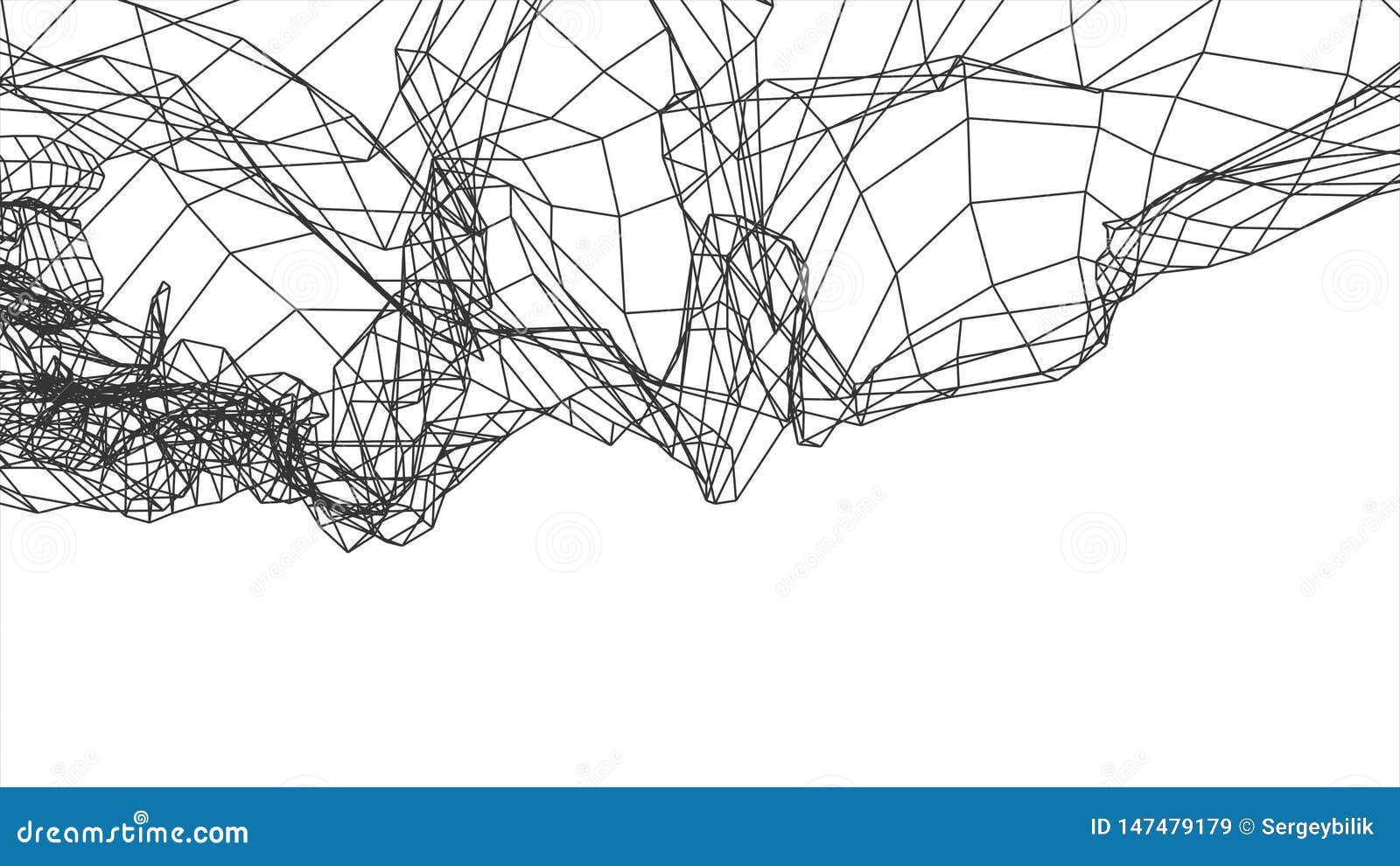 Grid Net Abstract Drawing Polygonal Wireframe Smoke Cloud Soft ...
