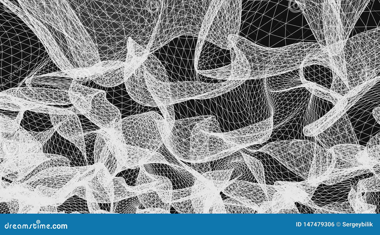 Grid Net Abstract Drawing Polygonal Wireframe Smoke Cloud Soft ...