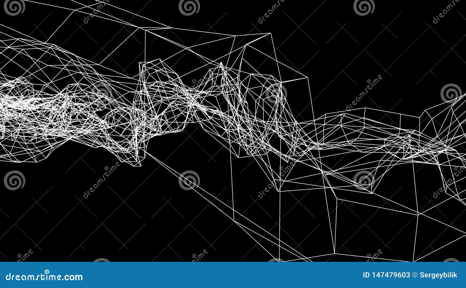 Grid Net Abstract Drawing Polygonal Wireframe Smoke Cloud Soft ...