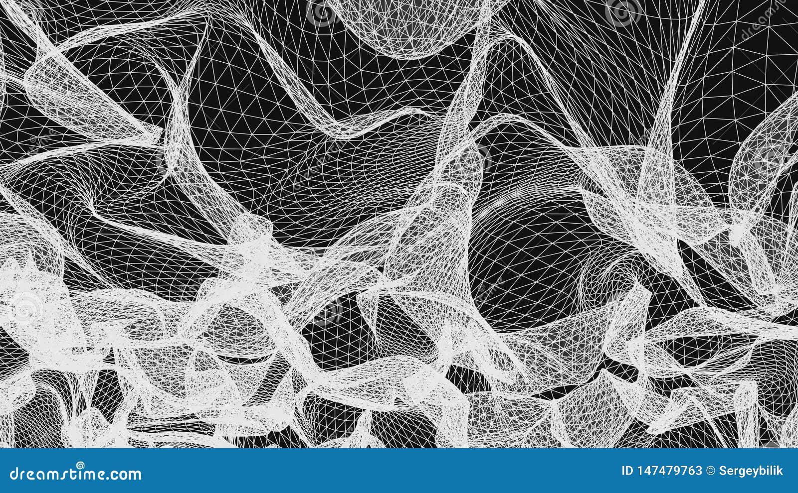 Grid Net Abstract Drawing Polygonal Wireframe Smoke Cloud Soft ...