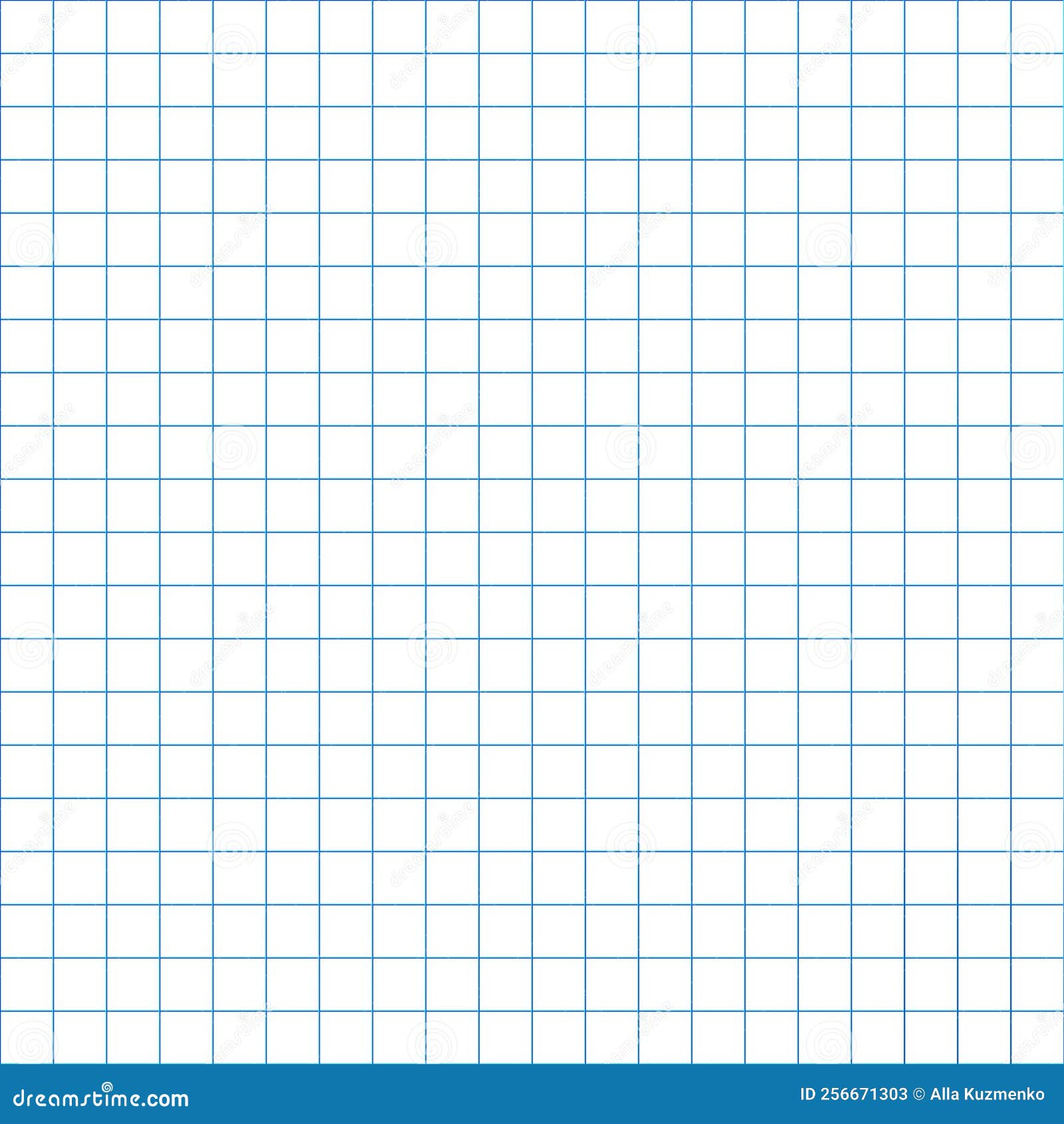 Grid Paper. Abstract Squared Background with Blue Graph Stock Vector ...
