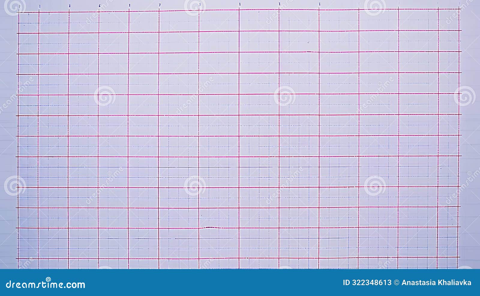 Graph Paper on White Background, Stock Illustration - Illustration of ...