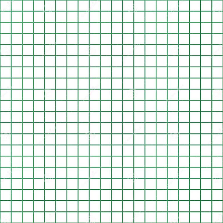 Grid Paper. Abstract Squared Background with Green Graph Stock Vector ...