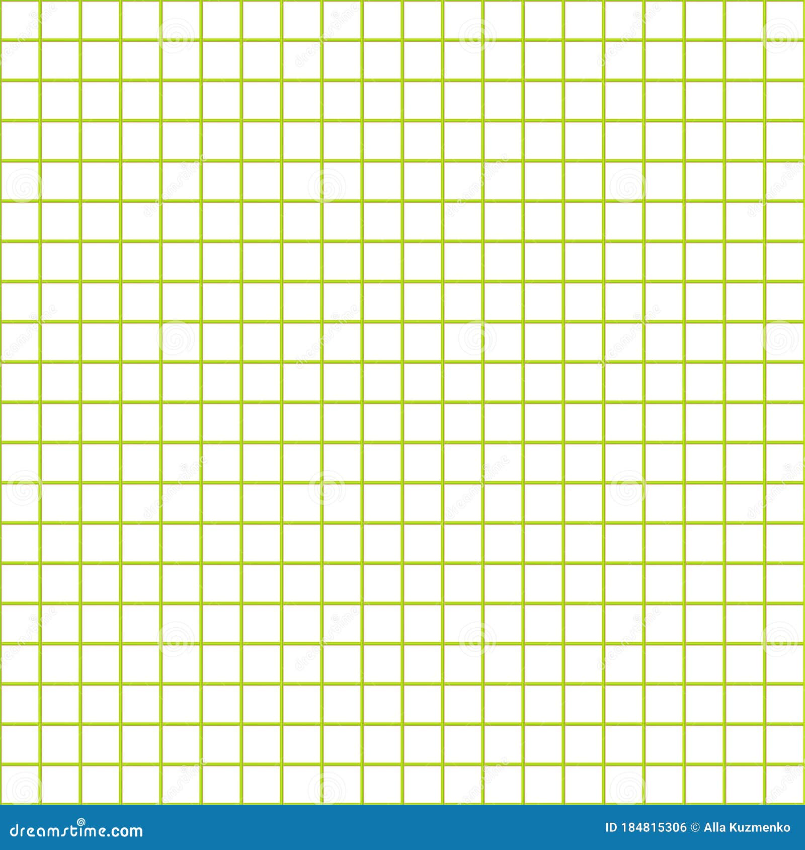 Grid Paper. Abstract Squared Background with Green Graph. Geometric ...