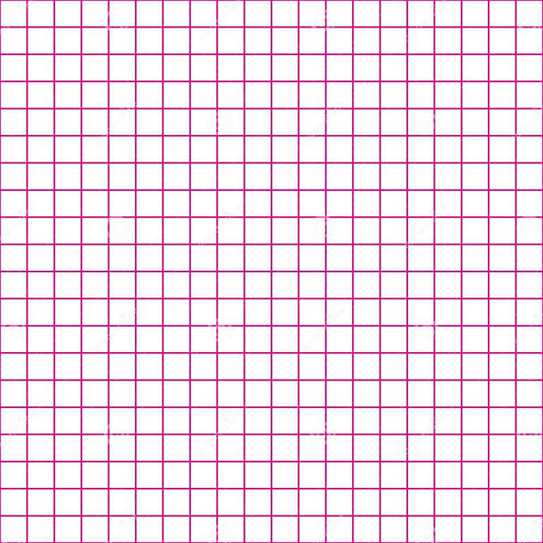 Grid Paper. Abstract Squared Background with Pink Graph Stock Vector ...