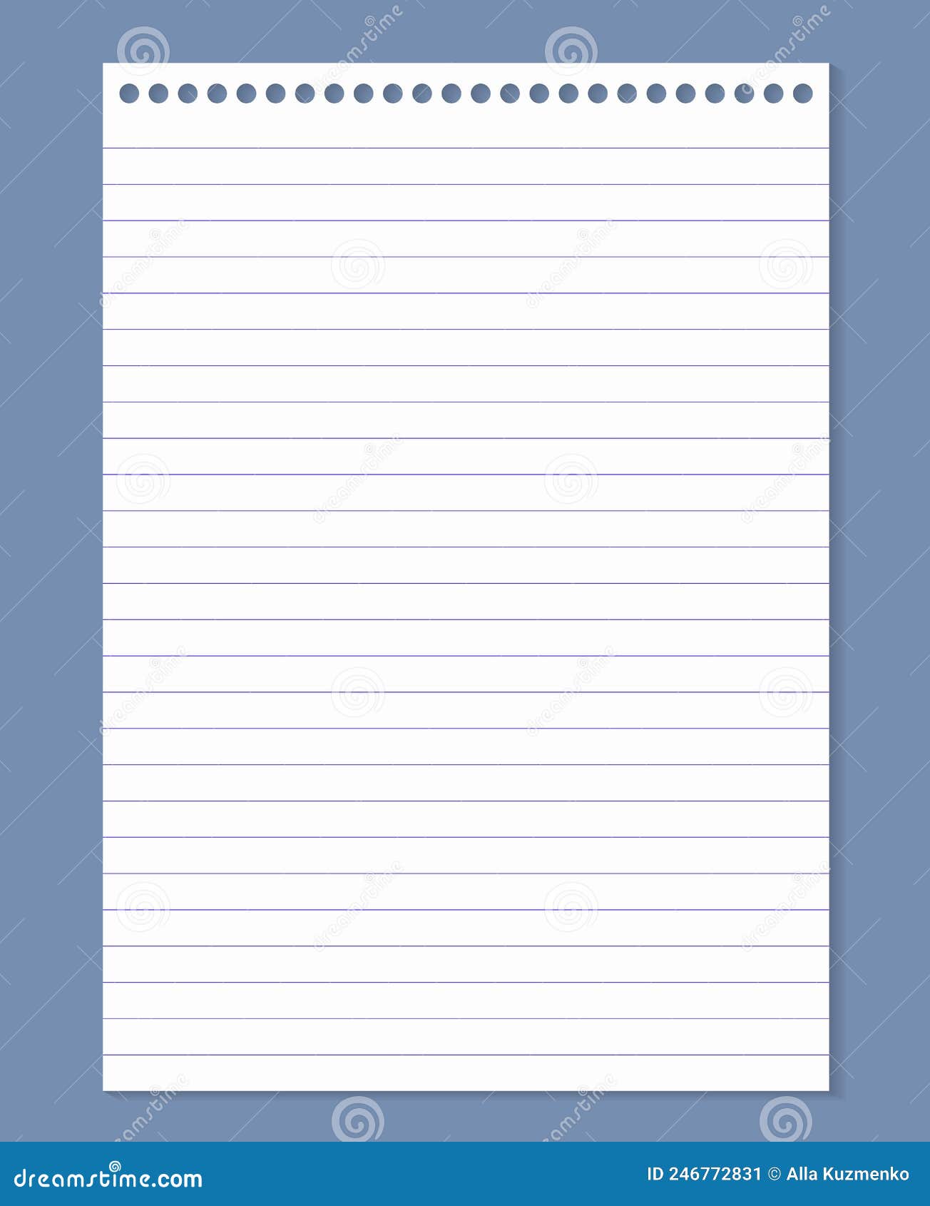 Grid Paper. Abstract Striped Background with Color Horizontal Lines ...