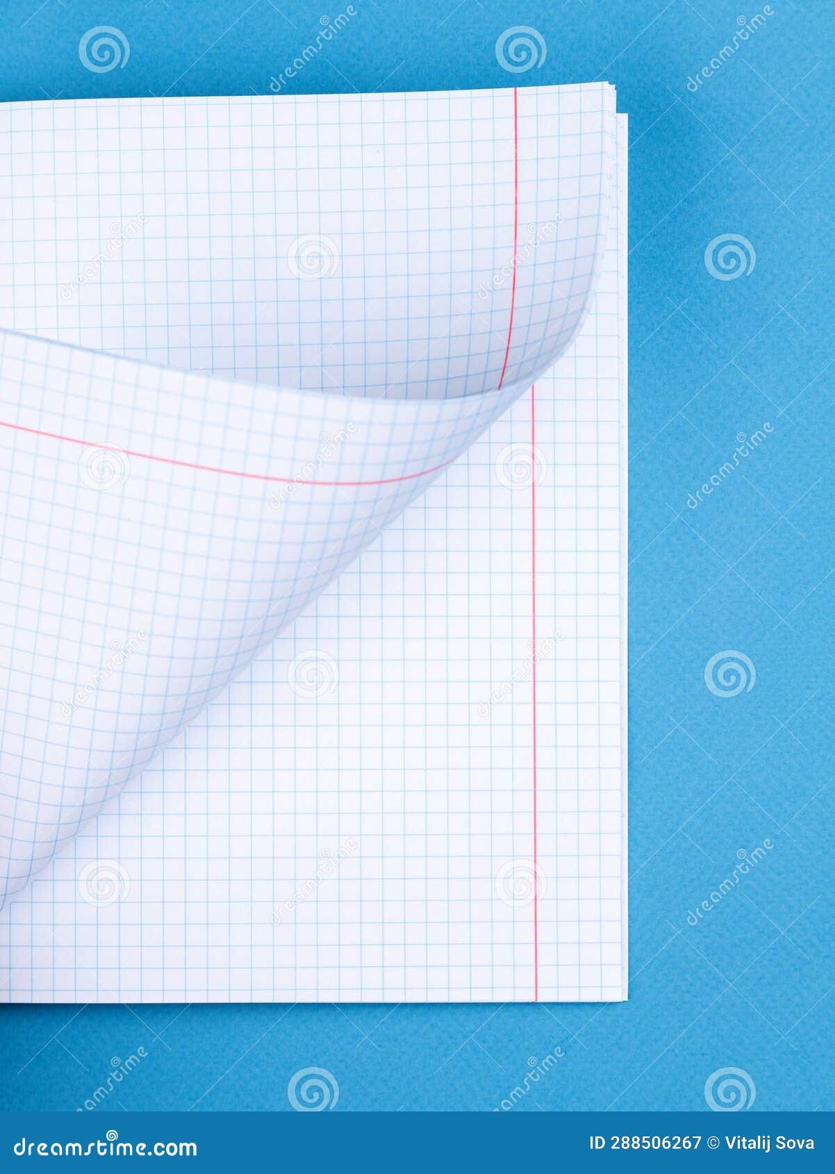 Grid paper copybook stock image. Image of documentation - 288506267